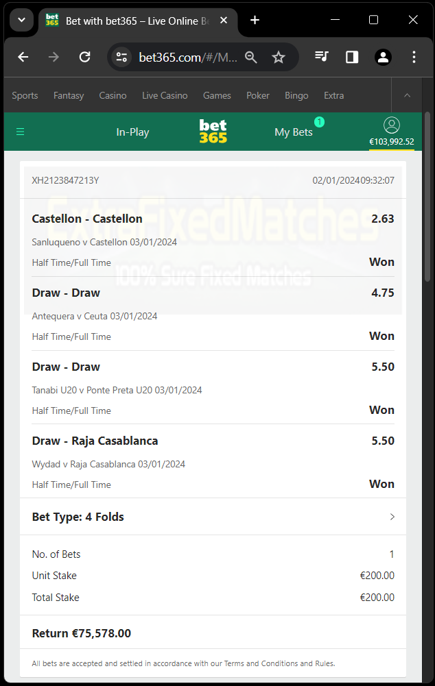 Fixed Matches - Extra Fixed Matches, Soccer Predictions, Daily Fixed ...